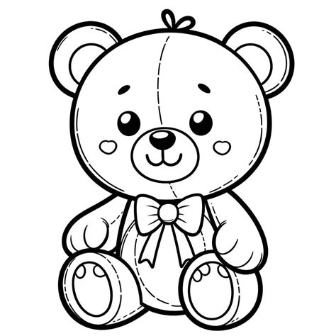 장난감 곰 색칠 공부 Kr에서 무료 색칠 공부