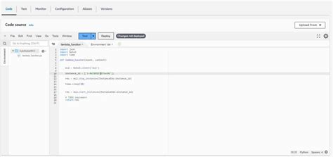 Aws Lambda Function To Stop Start Or Restart Aws Instance