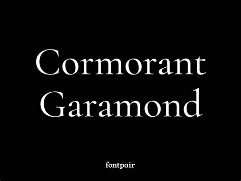 Cormorant Garamond A Rustic Elegance Typeface