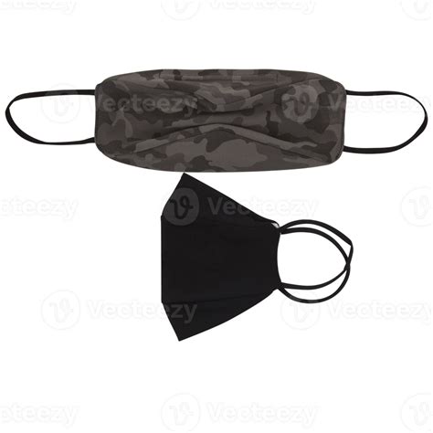 Cloth Face Mask Cut Out Isolated Transparent Background PNG