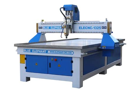 Entry Level 1325 4x8ft 3 Axis Cnc Wood Router With Control Box Inside Blue Elephant Cnc Blue