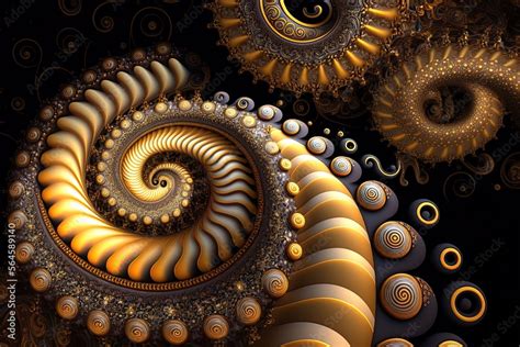 Geometric Abstractions And Fractals Universes Without Endmysterious Psychedelic Calmnatural