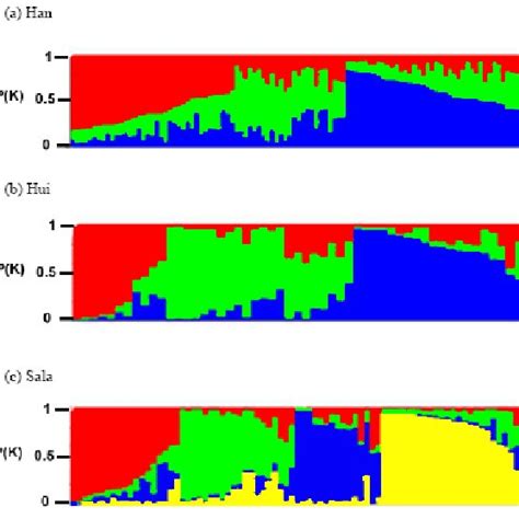 Estimated Population Structure From Structure Analysis Of Autosomal Download Scientific Diagram