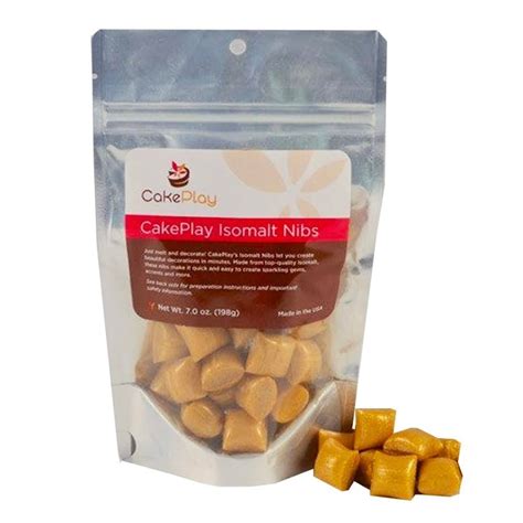 Cakeplay Gold Isomalt Nibs Pack 198g Cake Decorating From Cake Craft World UK
