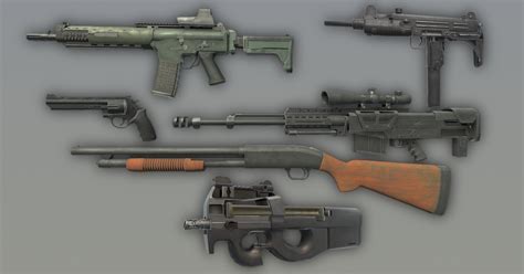 Fps Weapons Set Urp Hdrp 3d Weapons Unity Asset Store