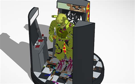 3d Design Springtrrap Statue Tinkercad