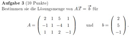 Solved Determine The Solution Set Of A X B For A And Chegg Com