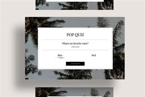 Showit Pop Quiz