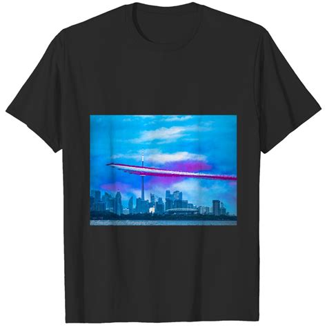 Raf Red Arrows With Cn Tower T Shirts Sold By Purplezebraco Sku