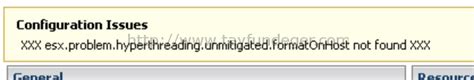 vmware esx problem hyperthreading unmitigated dagorcamera