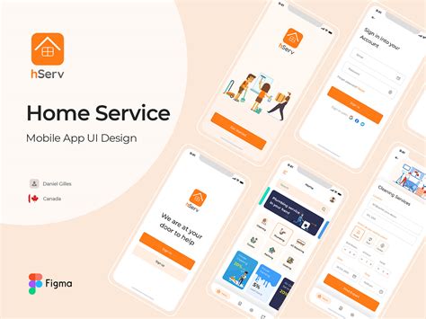 Home Service Mobile App Behance