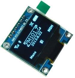 Pin SPI Blue OLED Display Module SSD Hacktronics