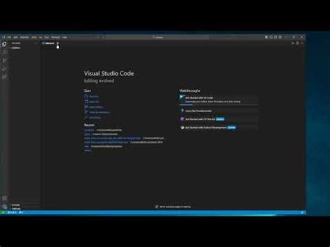 Cómo descargar una librería de python desde visual studio code Concentra