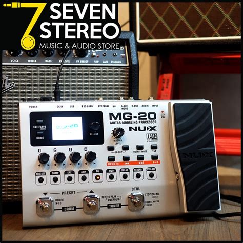 Jual Promo Nux Mg 20 Mg20 Mg 20 Guitar Modeling Processor Effect Guitar