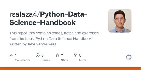 Github Rsalaza Python Data Science Handbook This Repository Contains Codes Notes And