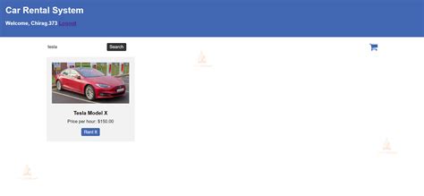 Python Django Project Online Car Rental System TechVidvan