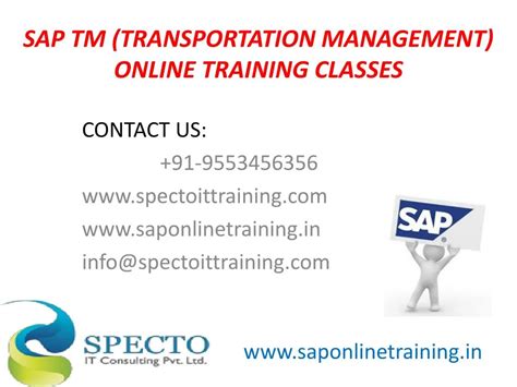 PPT Sap Tm Online Training Classes In USA PowerPoint Presentation Free Download ID 7219211