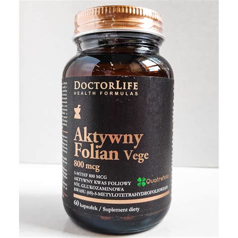 Хранителна добавка Фолиева киселина Folate Doctorlife 800 Mcg 60 капсули Emag Bg