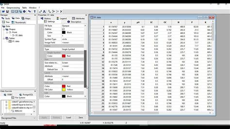 convert tabular location data gps locations to point shape file in
