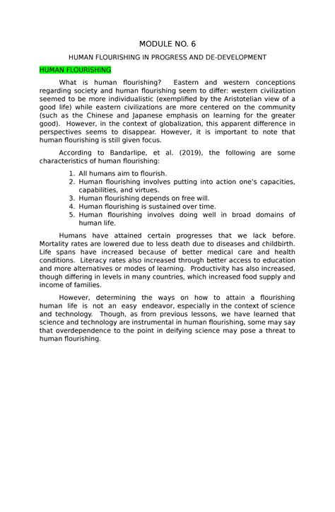 Module NO 6 STS Lecture Notes 6 Science Technology And Society PangSU Studocu