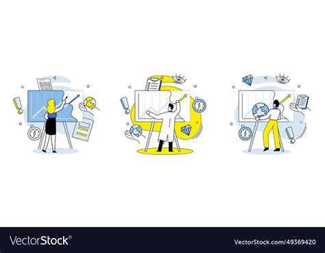 Data Visualization Research Is Essential Vector Image