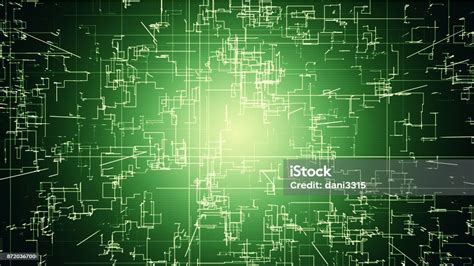 졸업된 빛나는 배경 위에 연결 지휘자 및 신경 신호를 나오고 있다 디지털 연결 인공 지능 및 데이터 저장소 개념 추상적인에 대한 스톡 벡터 아트 및 기타 이미지 Istock