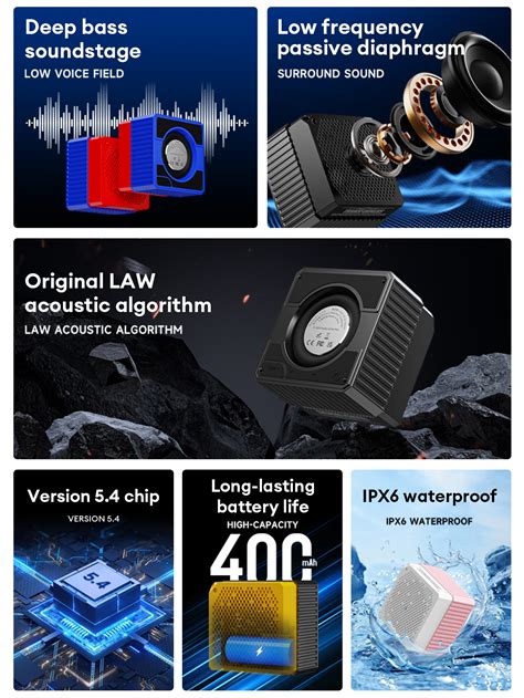 Transformers Tf Y12 Bluetooth Speaker Hd Sound Quality Long Life Ipx6 Waterproof Outdoor