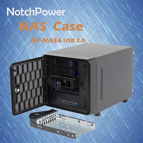 Itx Nas Case 4 Bays Black Mini Itx Form Computer Storage Server Case Usb 20 Products From