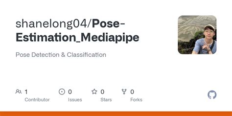 Github Shanelong04pose Estimationmediapipe Pose Detection And Classification