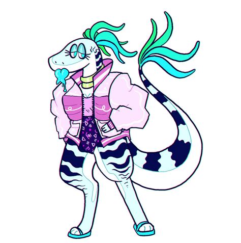 Shark Lizard Lady By Plentyofsoup On Deviantart