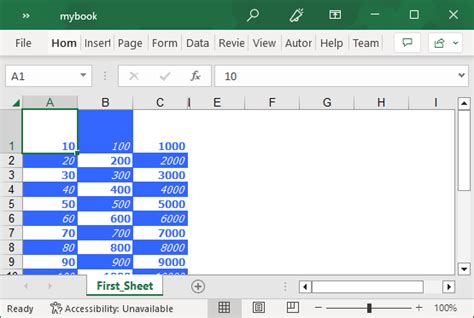 Rows And Columns ComponentOne Excel For NET