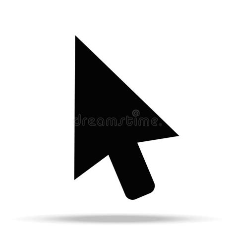 Cursor Icon In Trendy Flat Style Isolated On White Background Cursor