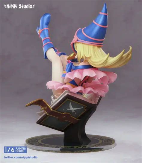 Yugioh Nipipi Studio Dark Magician Girl Resin Statue Kaioland