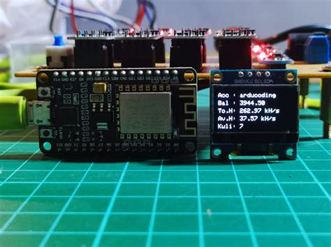 Duino Coin Mining Monitor Esp 8266 Oled 096 Display Module