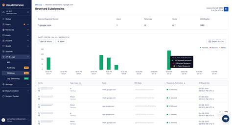 Introducing Dns Log For Cloudconnexa