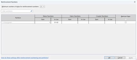 Solved Rebar Schedule Mark Filter Autodesk Community