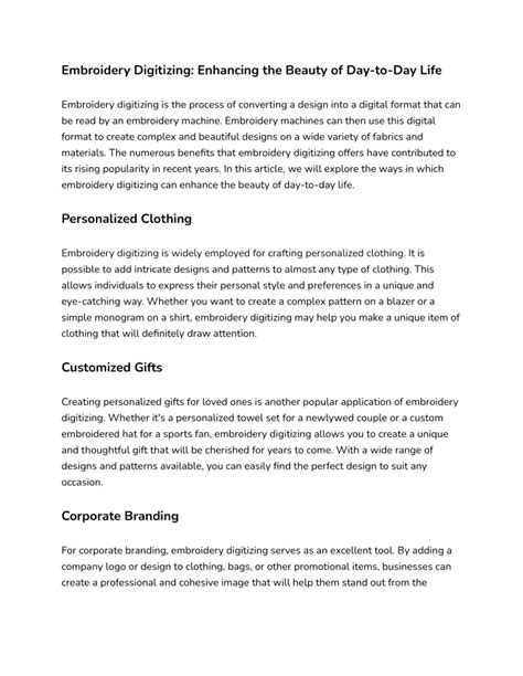 Ppt Embroidery Digitizing Enhancing The Beauty Of Day To Day Life Powerpoint Presentation