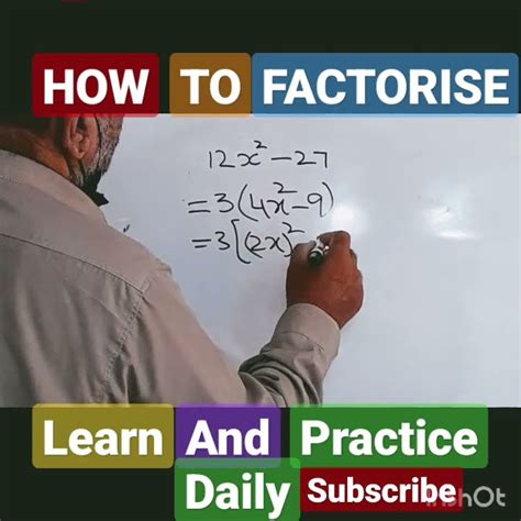 How To Practicefactorisation Igcse Olevel Arshadjaved Youtube