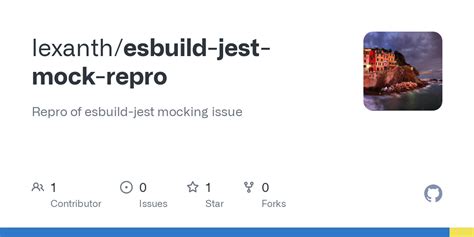 Github Lexanthesbuild Jest Mock Repro Repro Of Esbuild Jest Mocking