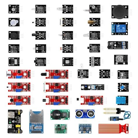 bộ cảm biến khởi động mô đun cảm biến lafvin 45 trong 1 cho arduino