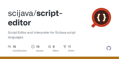 Github Scijavascript Editor Script Editor And Interpreter For Scijava Script Languages