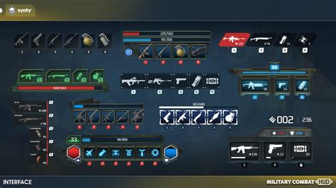 Military Combat Hud Synty Interface Gui 2d Gui Unity Asset