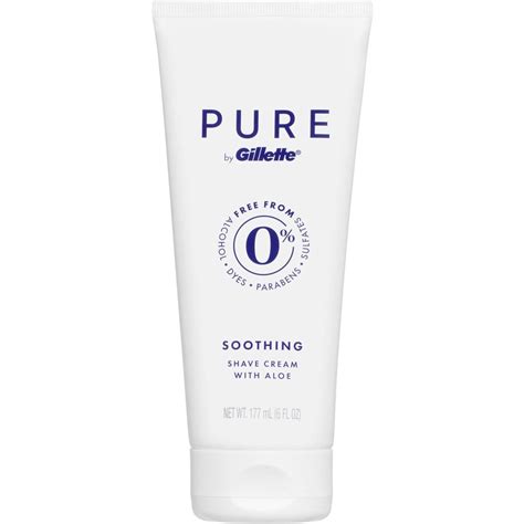 Gillette Pure Shaving Cream For Men 170g Woolworths