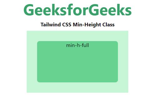 Tailwind CSS 最小高度 码农参考