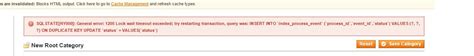 Lösung Magento General Error 1205 Lock Wait Timeout Exceeded Nach