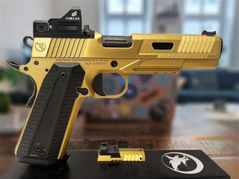 NightHawk Custom 1911 With Red Dot For Range Scrolller