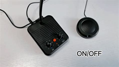 Cyssjf 2 Way Window Intercom Speaker System Anti Interference Wireless Speaker For Office