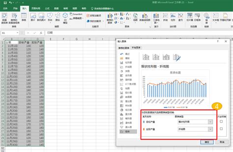 在excel中如何制作组合图表excel组合图怎么建立 正数办公