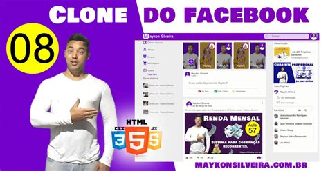 Recriando O Facebook Do Zero E Fácil Parte 8 Curso De Html5 Css E Js