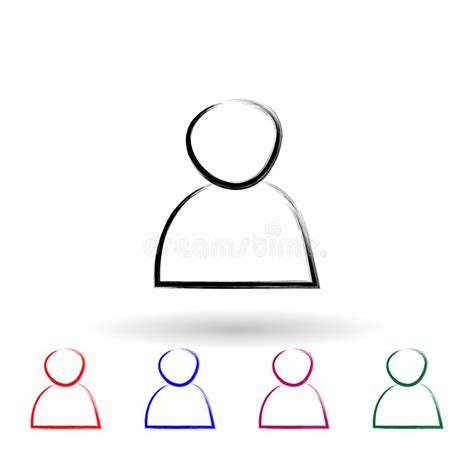 Human Sketch Style Multi Color Icon Simple Thin Line Outline Of Banking Icons For Ui And Ux